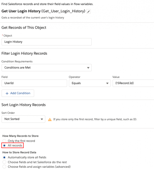 Flow Use Case – Use Before Save flow to update the total login count on ...