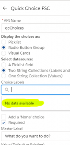 Quick Choice behavior – UnofficialSF