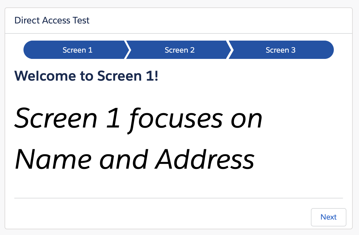 Building a ‘Direct Screen Access’ Flow – UnofficialSF