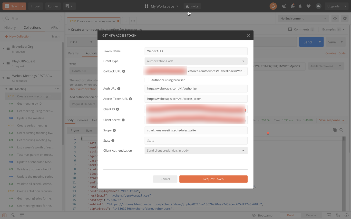 From Apeksh Dave: Setting up Webex Meetings with Salesforce Scheduler ...
