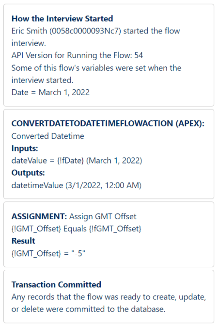 Use Flow to get the running User’s Time Zone offset from GMT – UnofficialSF