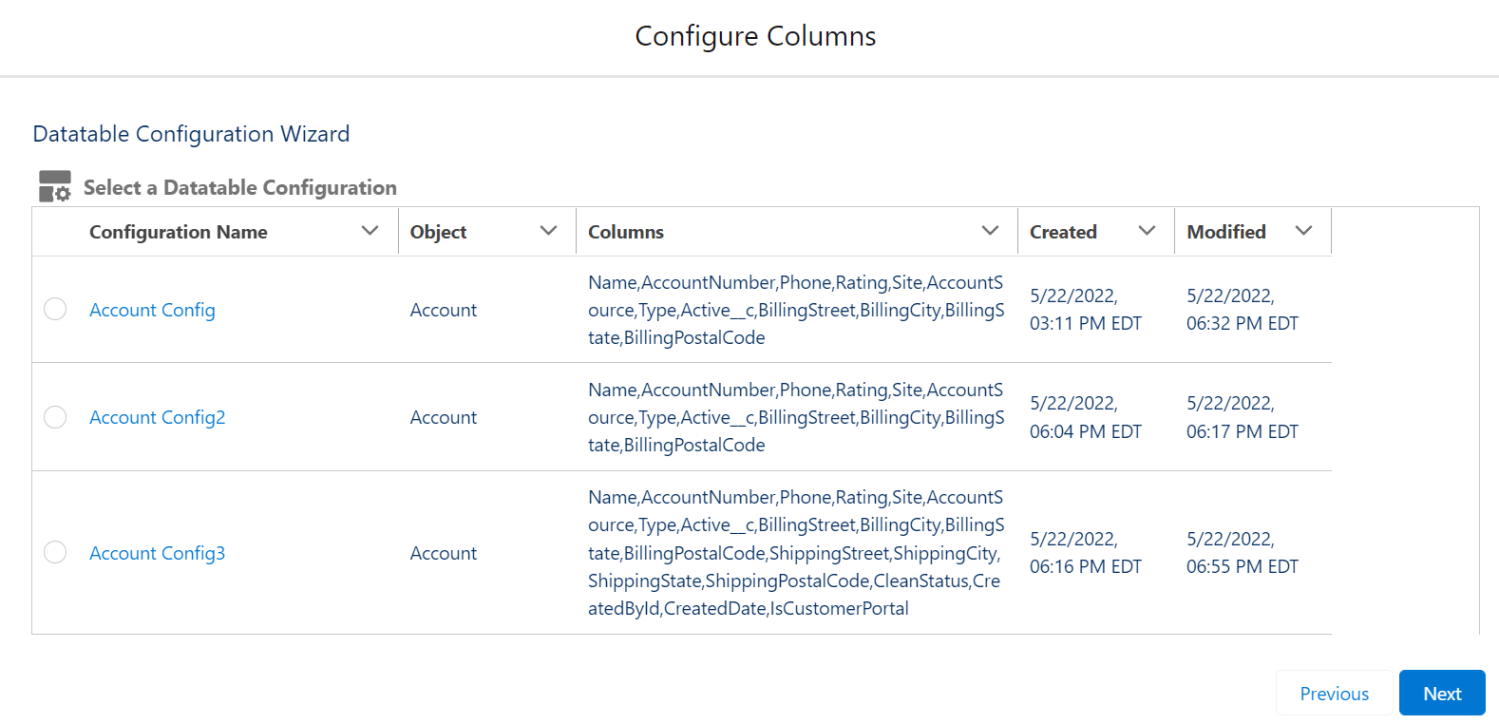 Datatable – Lightning Web Component for Flow Screens – UnofficialSF