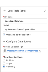 Flow Use Case: Create a filtered opportunity list view based on account ...