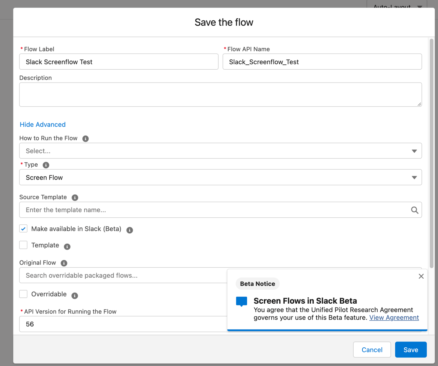 Running Screen Flows in Slack – UnofficialSF