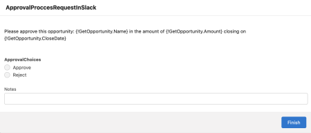 Process approvals using a screen flow in Slack – UnofficialSF