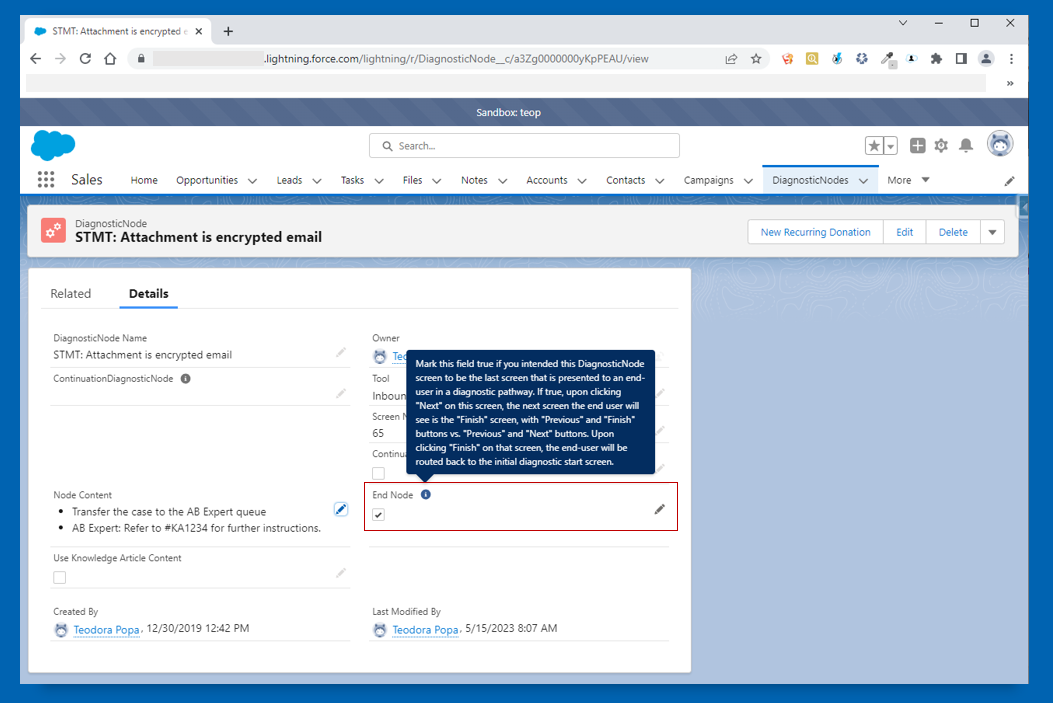 From Teo Popa: Powerful Enhancements to the Decision Tree Sample App – UnofficialSF